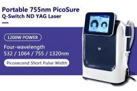 China Portable Picosecond qswitch Ndyag Nanosecond Laser Remove Tattoo Removal Machine for Skin Whitening for sale