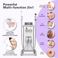 China 2in1 808nm Diode Laser Hair Removal And Picosecond Pico Second Laser Tattoo Remover Machine for sale