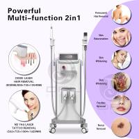 China DPL Newest 2 in 1 808 diode laser hair removal nd yag laser tattoo removal for sale