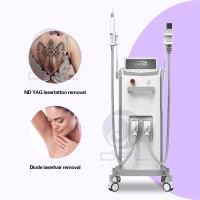 China DPL Newest 2 in 1 808 diode laser hair removal nd yag laser tattoo removal for sale