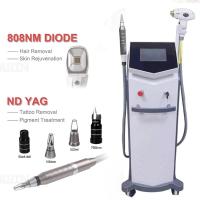 China DPL hair removal picosecond q switched laser multifunctional two Handle 3 wavelength diode laser 755 808 1064 nm Carbon peel for sale