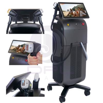 China DPL laser beauty equipment  Ice Laser 755 808 1064  titanium diode laser permanent 808nm hair removal machine  price for sale