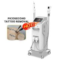 China Professional Standing Picolaser Carbon Peeling Multifunction nd yag tattoo removal permanent diode laser hair removal machine for sale