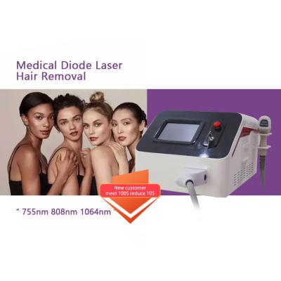 China Professional laser beauty equipment 808nm hair removal painless 808 diode laser for permanent hair removal for sale
