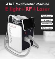 China DPL 3 in 1 multifunction ipl opt ndyag tattoo laser hair remover skin rejuvenation wrinkle removal beauty machine for sale