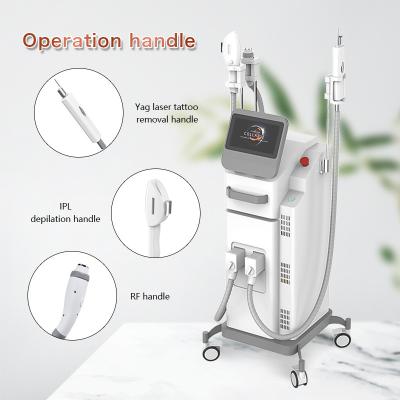 China 3 in 1 depiladora laser ipl nd yag rf hair tattoo removal beauty machine 2022 for sale