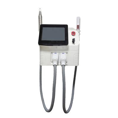 China Newest 2 in 1 Portable Picosecond Tattoo Removal   IPL Elight Hair Removal Machine for sale