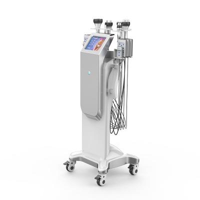 China AS84 OEM ODM 6 In 1 40k Cavitation Machine Cavitation Fat Burning Machine 5 Handles for sale
