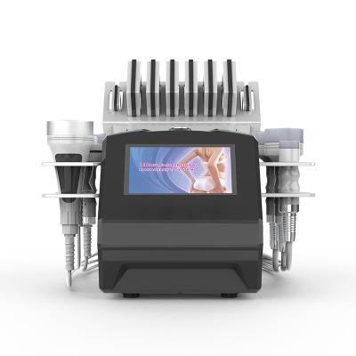 China 6 In 1 40K Vacuum Cavitation System Rf Cavitation Machine Skin Tightening Body Shaping Beauty Equipment for sale