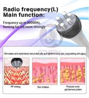 China Cavitation Vacuum Radio Frequency Body Laser Shape Rf Cellulite Removal 80K Magnetic Therapy Massage  Weight Loss Machine for sale