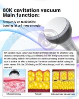 China Cupping  40k Ultrasonic Vacuum Cavitation Machine Massage Skin Tightening for sale
