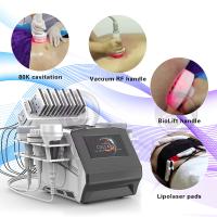 China AS92 Fat Removal Ultrasonic 80K Cavitation Slimming Body Shaping Contouring Machine Vacuum Rf System For Cellulite Reduction for sale