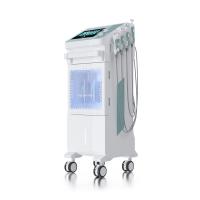 China Customized Vertical 9 In 1 Facial Oxygen Hydro Dermabrasion Machine For Skin Care Deep Cleaning for sale