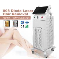 China Soprano Titanium Plainless Vertical 808nm Triple Wavelength Diode Laser Hair Removal Beauty Machine for sale