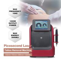 China Pico Laser Beauty Freckle Removal Machine Equipment 1200W Acne Treatment Equipment for sale