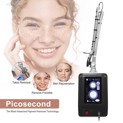 China Multifunction Pico Q Switched ND YAG Laser Machine 755nm Pigment Tattoo Removal Device for sale
