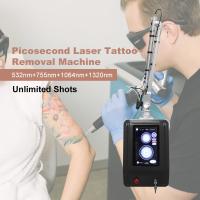 China Multifunction Pico Q Switched ND YAG Laser Machine 755nm Pigment Tattoo Removal Device for sale