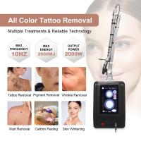 China Picosecond Laser Tattoo Removal Machine Q Switched Nd Yag Pico Second Laser For Tatoo Remover for sale