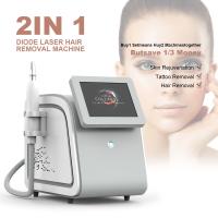 China 2 In 1 Multifuntion Portable Diode Hair Removal And Picosecond Tattoo Removal Machine for sale