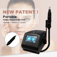 China Carbon Peeling Skin Whitening Q Switched Nd Yag Laser Machine Eyebrow Tattoo Removal Device for sale