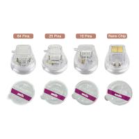 China Gold Plated RF Microneedling Cartridges 25pins Nano Micro Needle for sale
