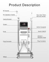 China 3 In 1 Multifunction Q-switched IPL+RF+Nd Yag Laser Hair Tattoo Removal Machine for sale