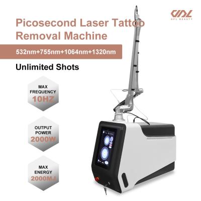 China P3 Portable Nd Yag Laser Picosecond Laser Tattoo Removal Machine Pico Laser Beauty Equipment for sale
