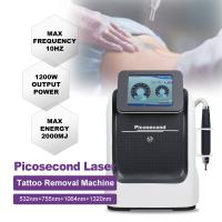 China Portable Super Picosecond White Picolaser Tattoo Removal Machine For Body Skin Rejuvenation for sale