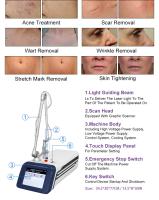 China V10 30w 60w Portable Scar Removal Private Tightening Co2 Fractional Laser Beauty Machine For C02 Collagen Wrinkle Remove for sale