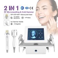 China 2 In 1 Face Fractional Micro-needle Machine Cold Hammer Anti-acne Shrink Pores Facial Skin Care Stretch Marks for sale