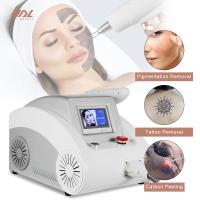 China Portable Q Switched Nd Yag 1064nm Carbon Peel Eyebrow Tattoo Removal Laser Machine for sale