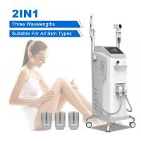 China AS42 2 In 1 Diode Ice + Pico Second Laser Machine Q-Switched Nd yag For Hair And Tattoo Removal In Salons for sale
