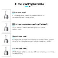 China AS41 High Quality Honeycomb 1200w Power Nd Yag Solid State Laser Tattoo Removal Machine for sale