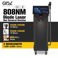 China Professional Manufacturer 808nm Diode Laser Hair Removal Machine 500-1000-1200-1600W Hair Remover Device Salon Beauty for sale