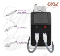 China Portable 3 in 1 Multifunctional E-light IPL RF Nd Yag Laser Machine with 808 Diode Laser for Beauty Salon for sale