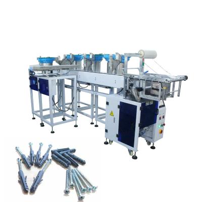 China Automatic furniture accessory screw counting packaging machine nut bolt fastener packing machine for sale