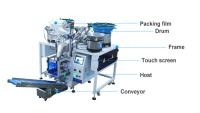 China Automatic counting small plastic parts hardware nut bolt screw washer packing machine for sale