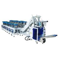 China Automatic Granules Toys Parts Screws Fasteners Hinges Plastic Parts Bag Packaging PLC Control Trailer Packing Machine for sale
