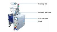 China Manual Placement Vertical Irregular Product Shapes Packing Machine Castors /Craft Plastics/ Toys/Pins/Screwdrivers/Data Cables for sale