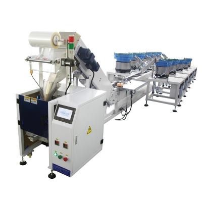 China Hardware accessories multi - disc screw packing machine 10 - disc rotary bucket type packing machine for sale