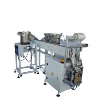 China New Goods Automatic Mixing Count Nuts Angle Type Dragging Bucket Plastic Film Packing Machine for sale