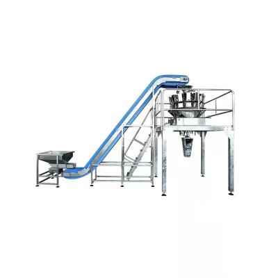 China Automatic Multihead Weigher Candy Nuts Dried Fruit Check Weighing Filling Sealer Bag Packaging Machine for sale