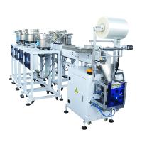 China Flow Wrapping Furniture Hardware Machine Line Wholesale Screws Flat Washer Nuts Bolts Packing Machine for sale