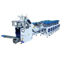 China High quality 10 Drums Packing Machine Continuous Packing Screw and Nuts and Furniture Parts for sale