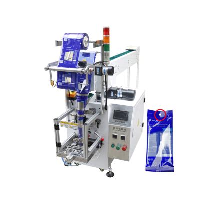 China semi-automatic toys plastic parts painted parts electronic component switches packing machine with hanging hole for sale