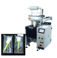 China semi-automatic toys plastic parts painted parts electronic component switches packing machine with hanging hole for sale