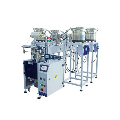 China Four Vibrator Bowl Fastener Hardware Screws Sorting counting and sealing bag Packaging Machine for sale