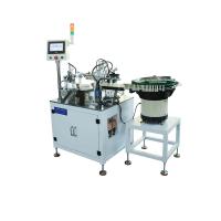 China Long Valve Element Assembly Machine With Vibrating Bowl Feeding for sale