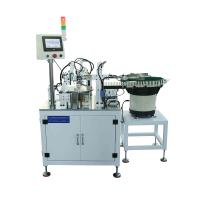 China Long Valve Element Assembly Machine With Vibrating Bowl Feeding for sale