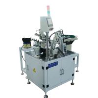 China Long Valve Element Assembly Machine With Vibrating Bowl Feeding for sale